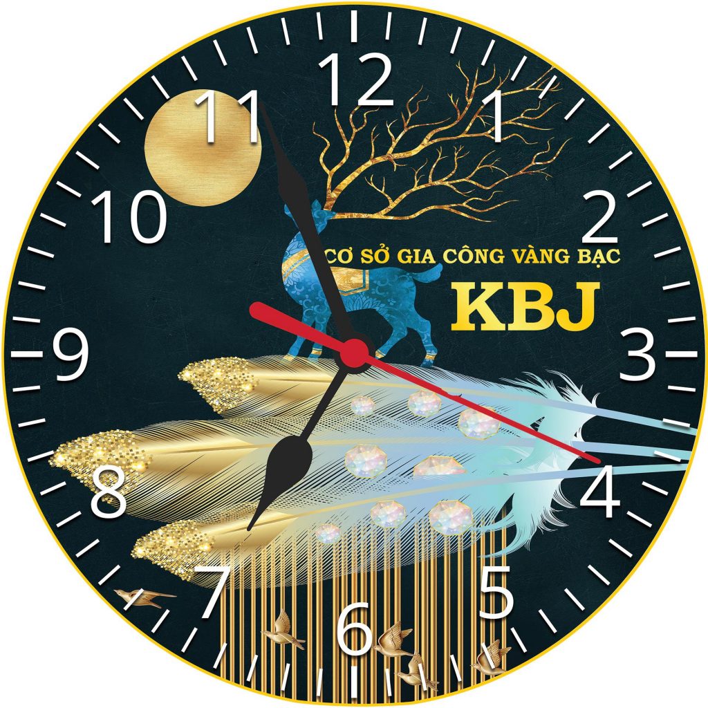 Đồng hồ dáng tròn - Mẫu thiết kế thương hiệu DT05|THẾ GIỚI QUÀ TẶNG